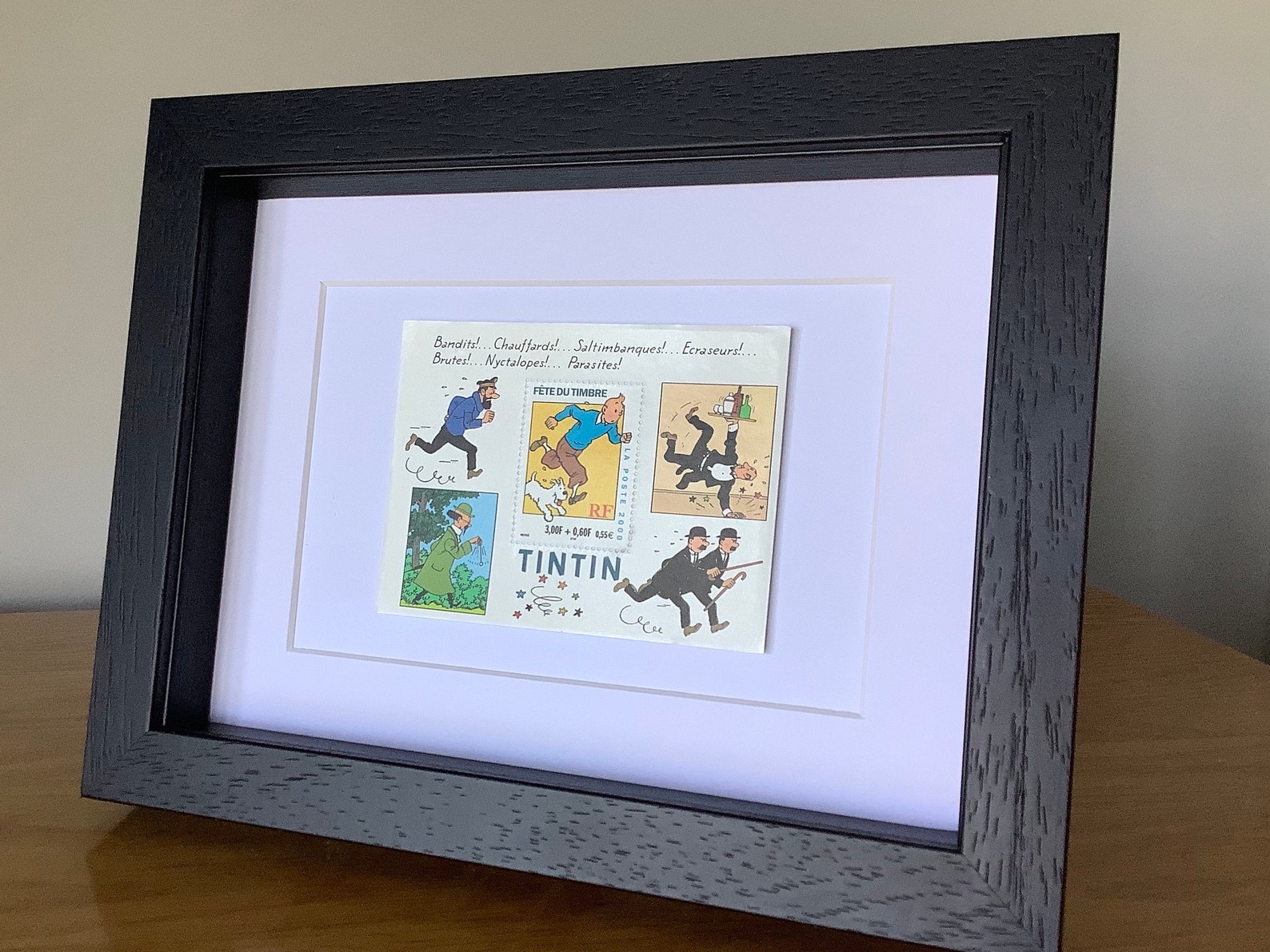 Tintin French Postage Stamp Sheet, Stamp Art, Tintin Fan Gift, Gifts ...