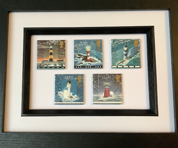 Art & Collectibles Collectibles Postage Stamps Lighthouses Framed Stamp ...