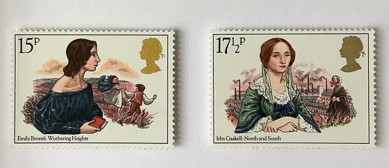 Female Authors Postage Stamps, Classic Literature Art, Book Lover Gift ...