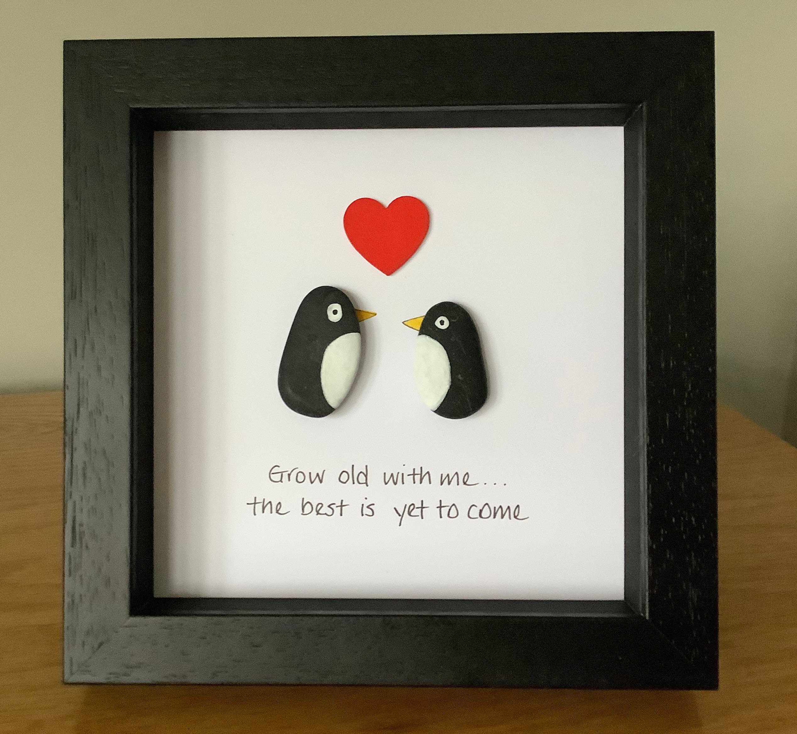 Penguin Love Pebble
