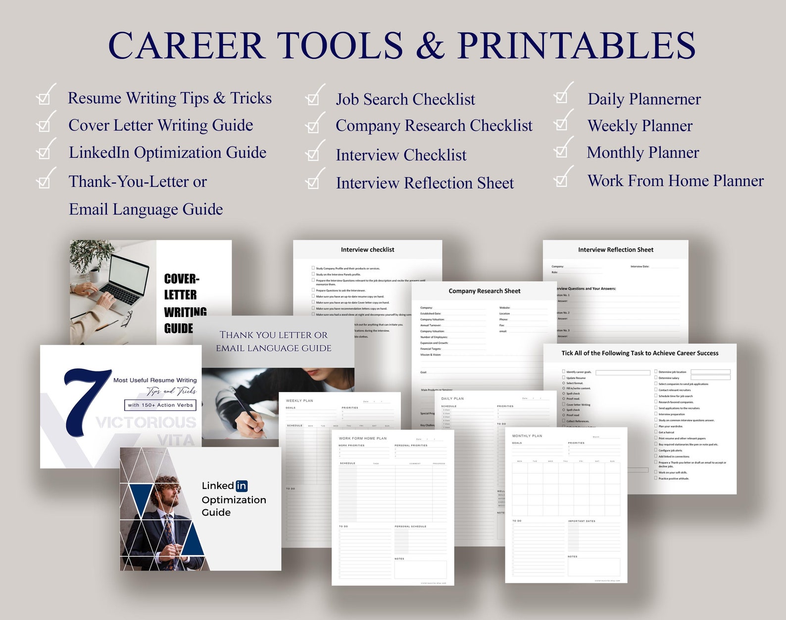 Professional Resume Template Word Pages CV Template Easy - Etsy