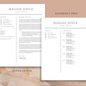 Teacher Resume Template, Primary Teacher CV, Education Resume ...