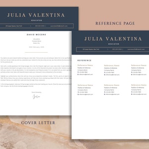 Teacher Resume Template, Elementary, Education Resume Word, Pages, CV ...