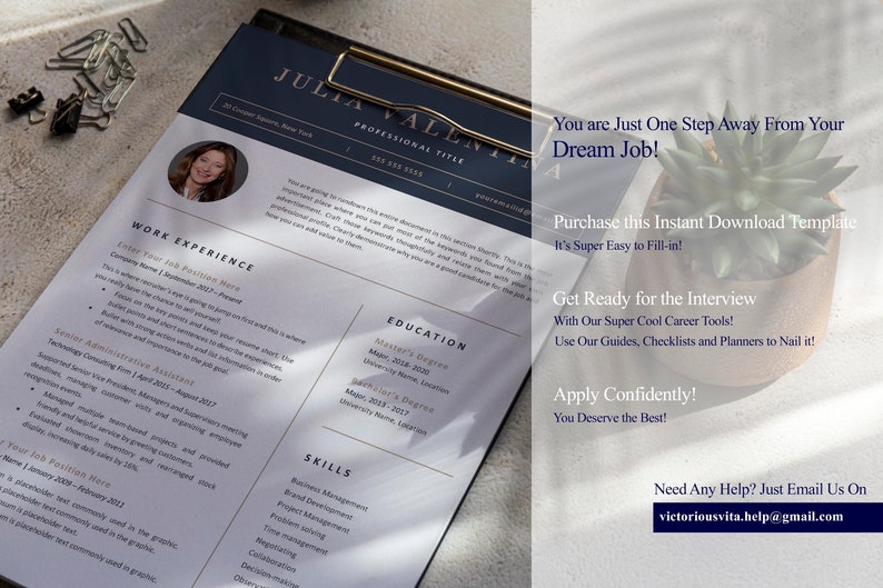 Teacher Resume Template, Elementary, Education Resume Word, Pages, CV ...