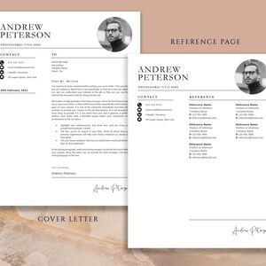 Minimalist Clean Professional Resume Template for Marketing Executive ...