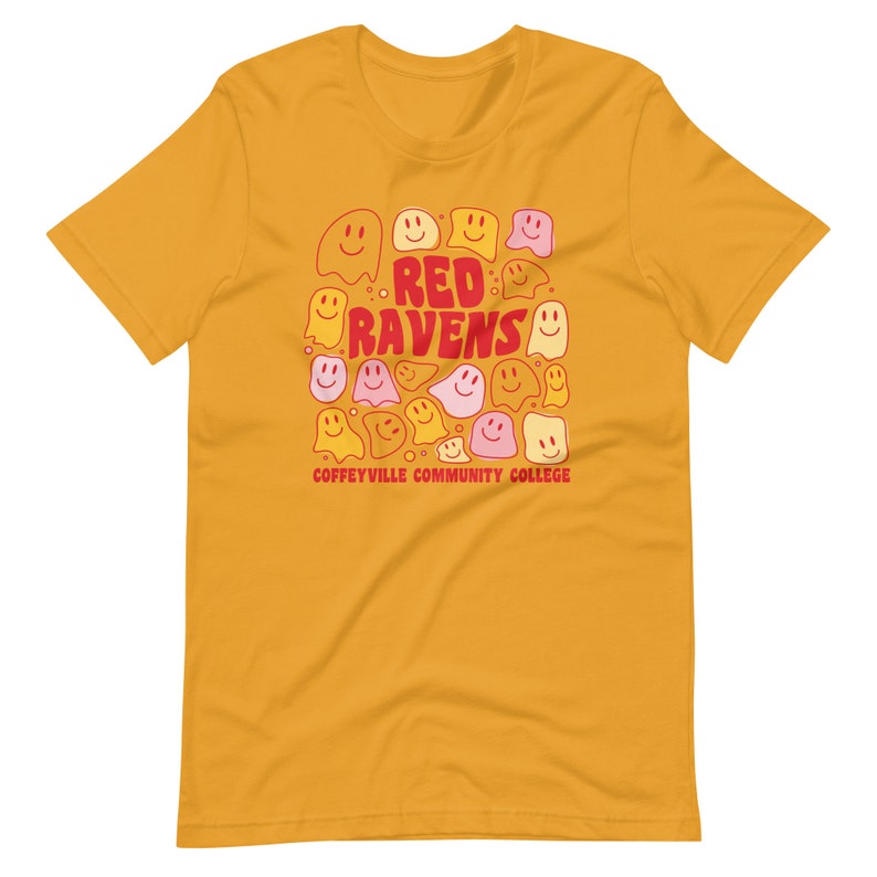 Red Ravens Smiley Face Coffeyville College CCC Athletics - Etsy