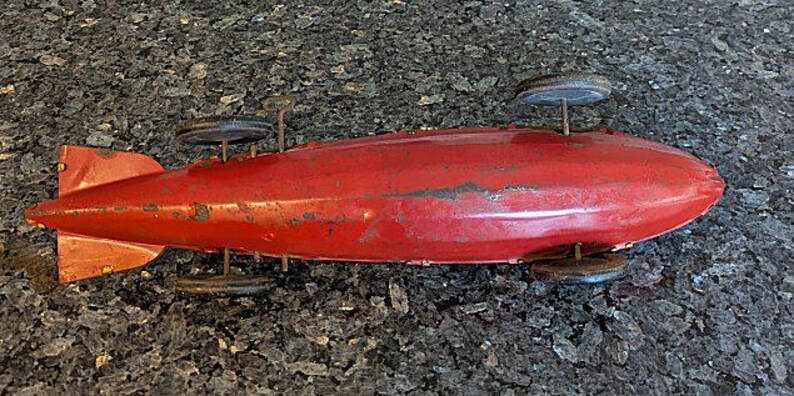 1935 Marx ROCKET RACER Tin Wind-up - Etsy