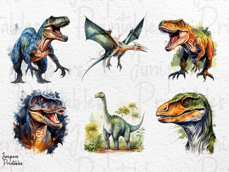 33 Jurassic Dinosaur Clipart Bundle, High Quality Transparent PNG ...