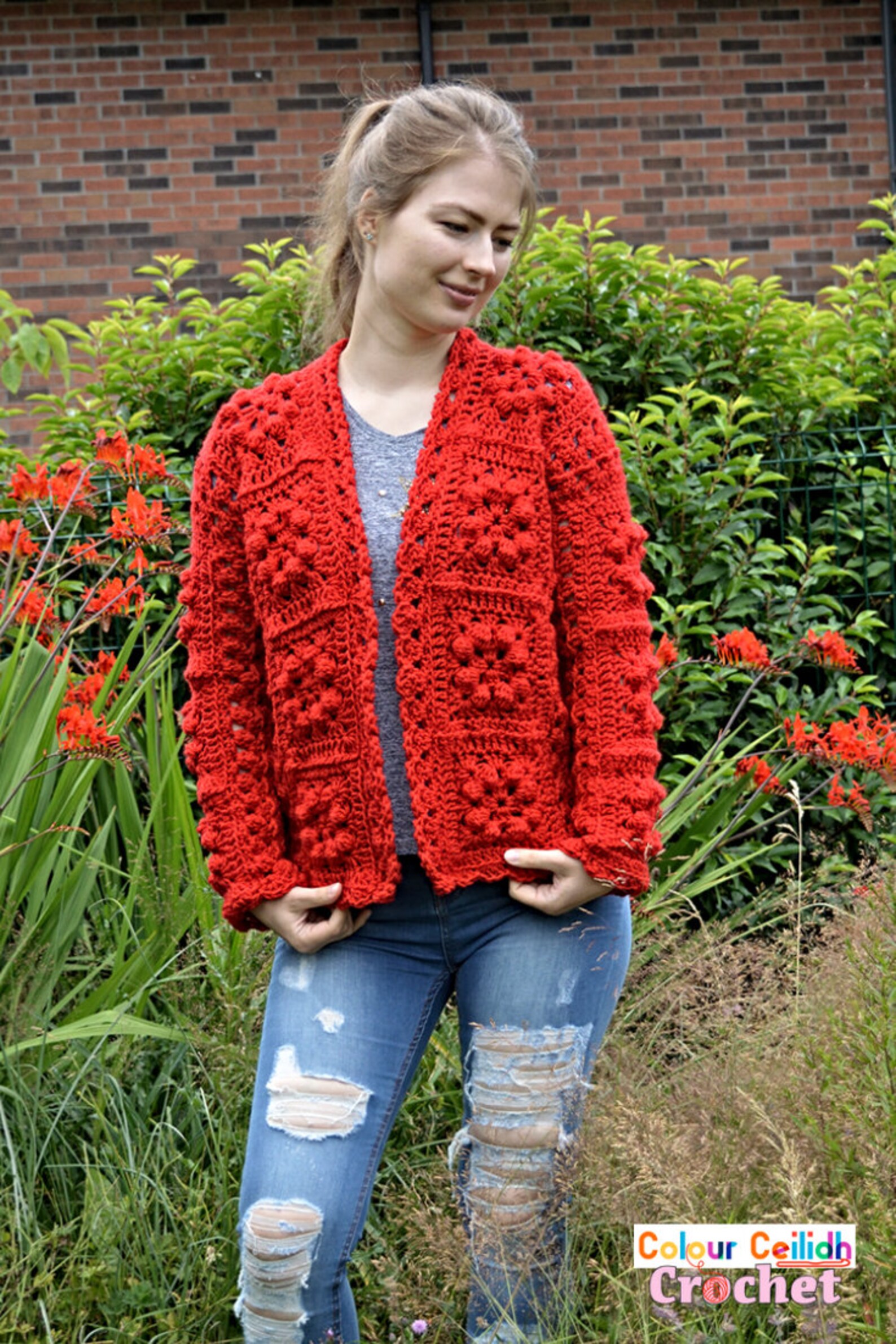 Crochet Granny Square Cardigan Pattern PDF | Youtube Tutorial | Layout ...