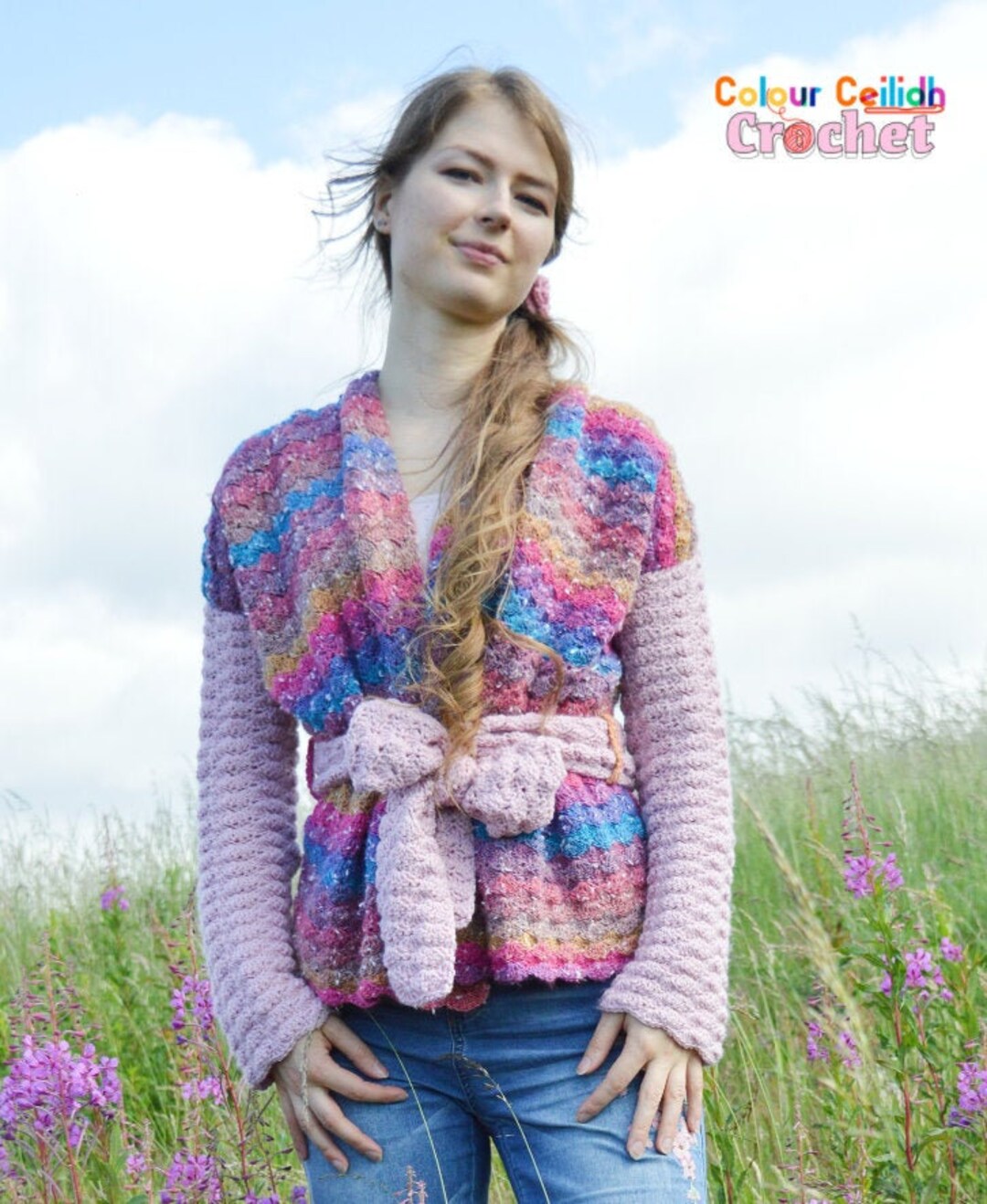 Crochet Cardigan Heather Pattern / Easy Cardigan From 3 Rectangles ...