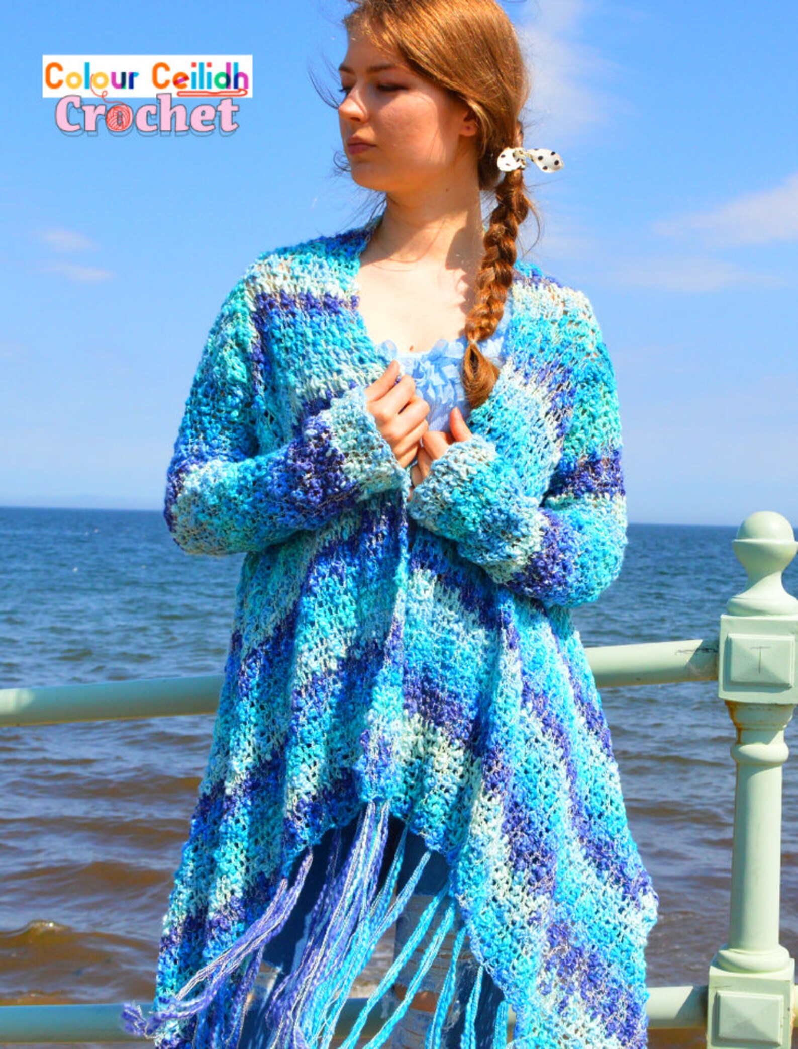 Crochet Waterfall Cardigan Pattern / Easy Pattern PDF / Womens | Etsy