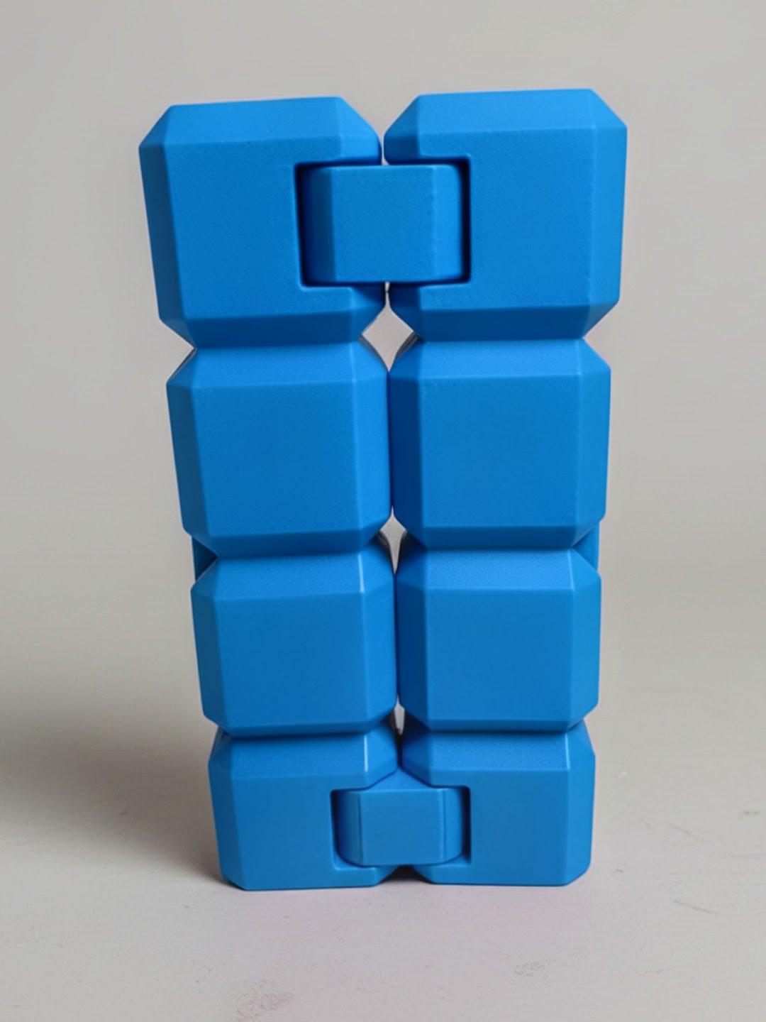 3D Printed Infinity Cube Fidget Toy, Articulated Stress Reliever, Mini ...