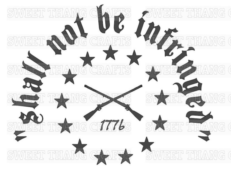 Shall Not Be Infringed New 2022 Jpg-png-svg-dxf - Etsy