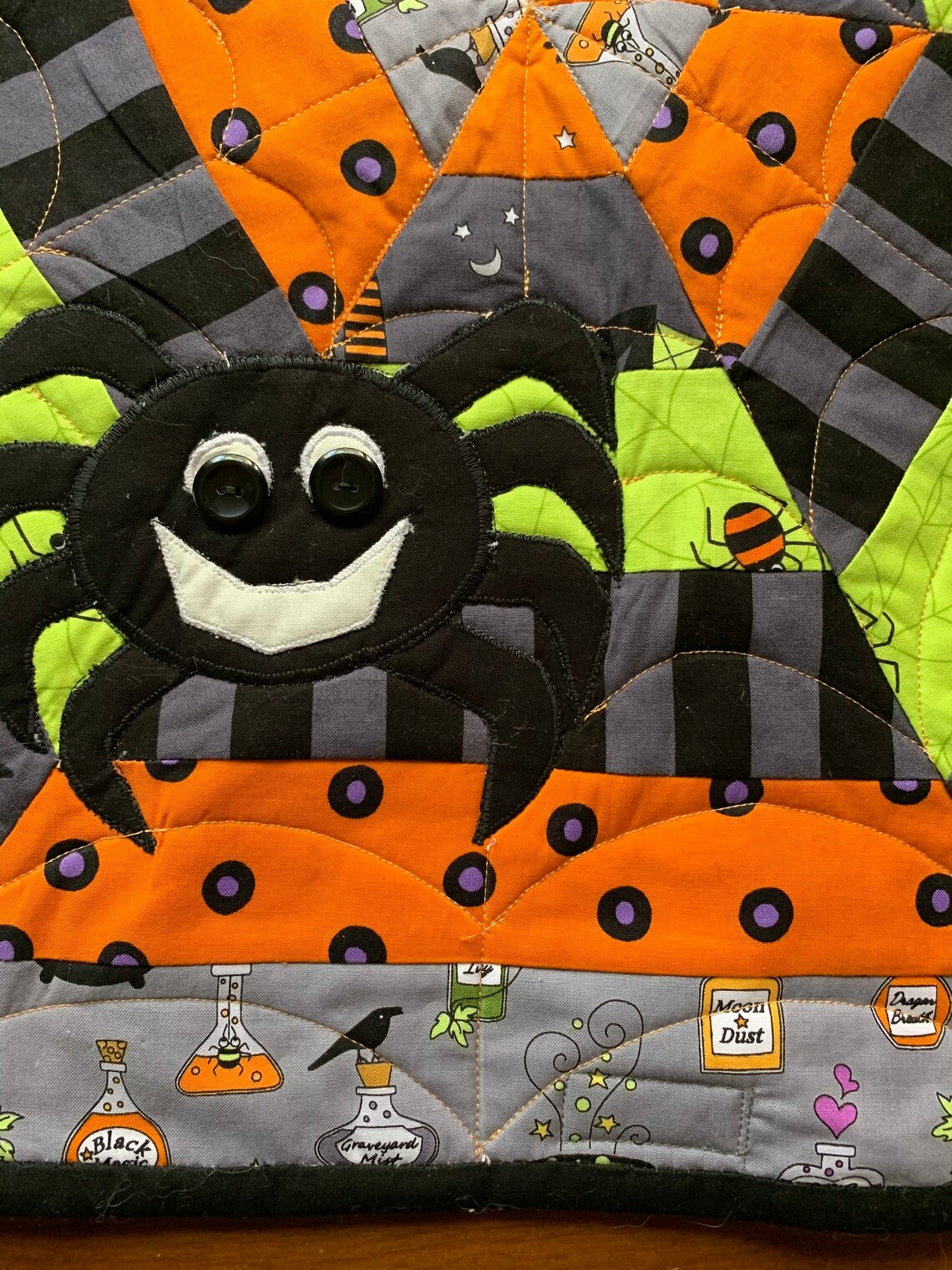 A Spider Web of a Table Topper - Etsy