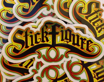 Stick Figure Sticker | Etsy