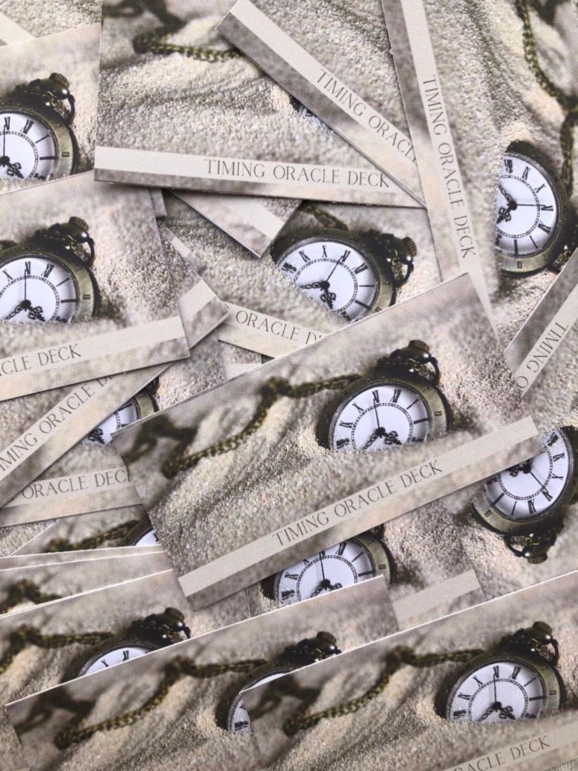 Timing Oracle Deck, 50 PRINTABLE Oracle Cards, INSTANT DOWNLOAD, Daily ...