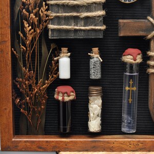 Vintage Vampire Hunting Kit Shadow Box Large Brown - Etsy