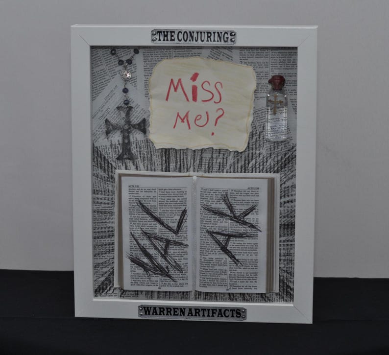 The Conjuring Inspired Shadow Box- Annabelle- Valak- Warrens Demonology ...