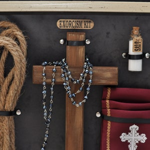 Vintage Exorcism Kit Shadow Box Dark Grey - Etsy