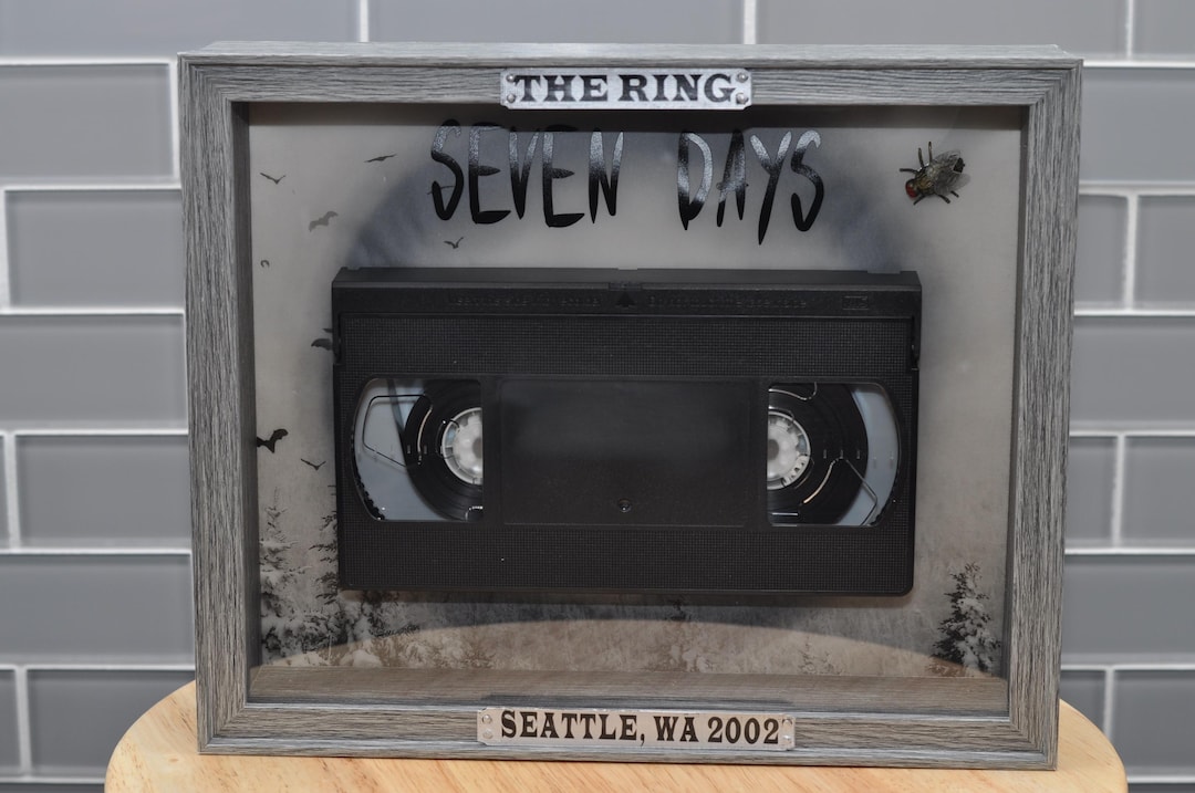 The Ring Horror Movie- VHS Tape - Seven Days- Samara Morgan - Etsy