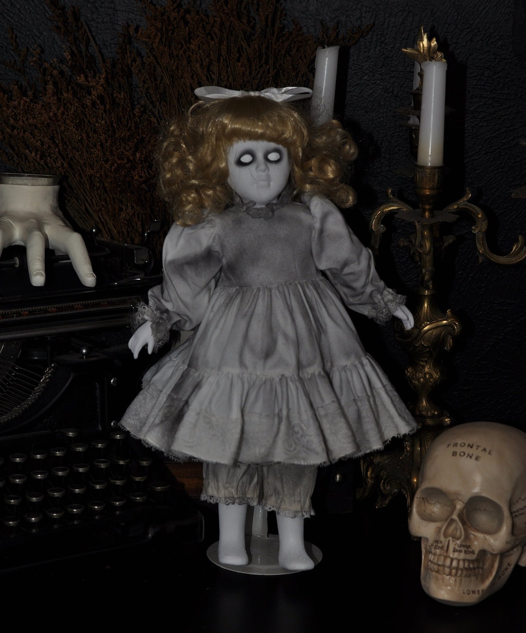 Creepy Scary Porcelain Horror Doll Lindsey - Etsy