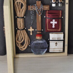 Vintage Exorcism Kit Shadow Box Dark Grey - Etsy