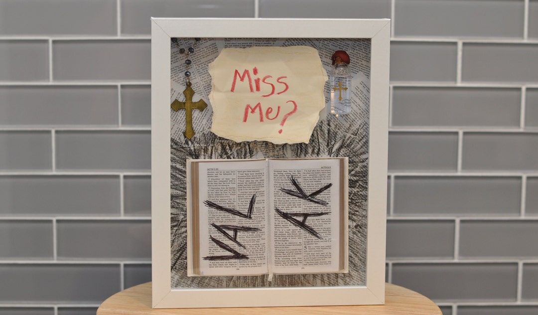 The Conjuring Shadow Box Annabelle Valak White Frame - Etsy