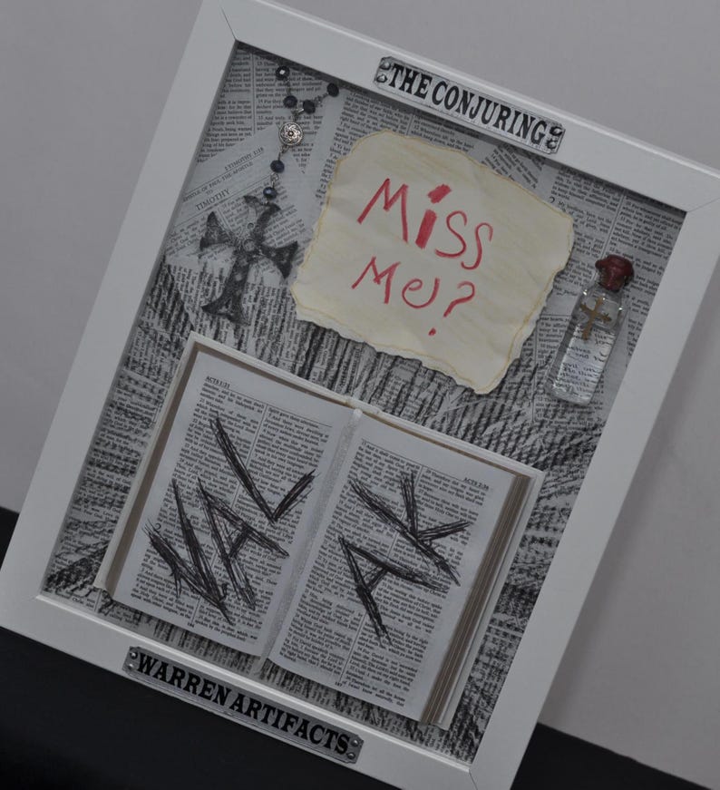The Conjuring Inspired Shadow Box- Annabelle- Valak- Warrens Demonology ...