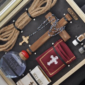 Vintage Exorcism Kit Shadow Box Dark Grey - Etsy