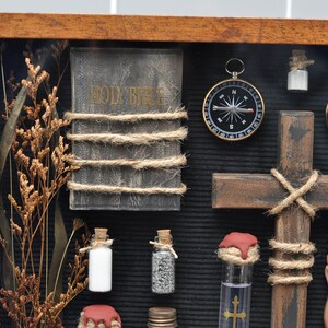 Vintage Vampire Hunting Kit Shadow Box Large Brown - Etsy