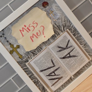 The Conjuring Shadow Box Annabelle Valak White Frame - Etsy