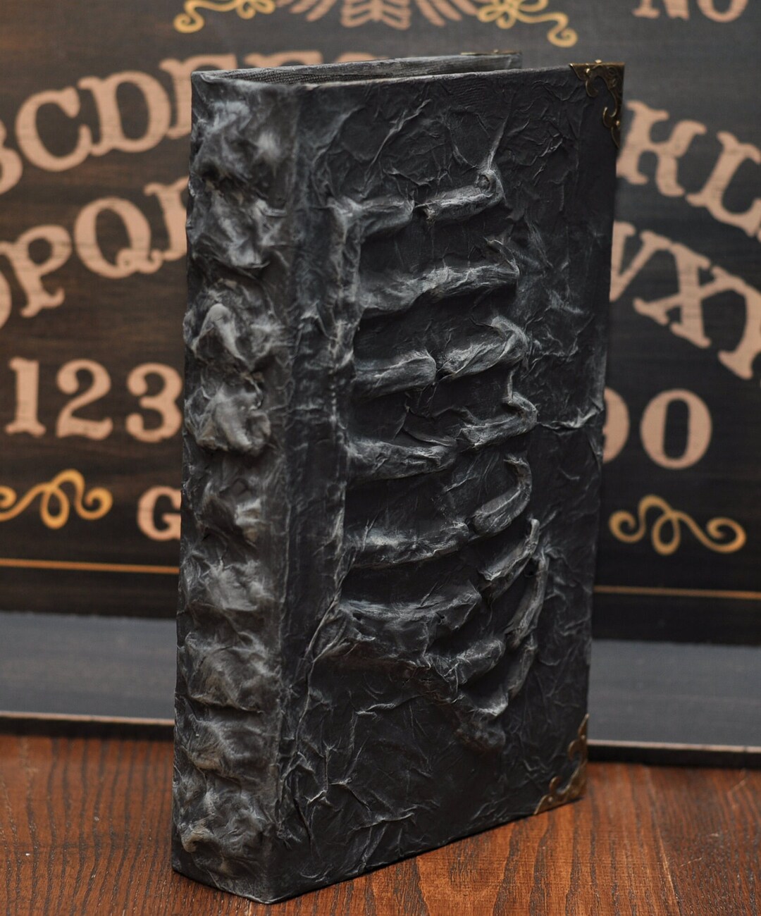 Skeleton Spine With Rib Cage Horror Storage Book - Etsy