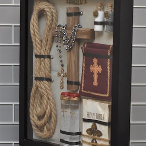 Vintage Exorcism Kit Shadow Box- Black Frame - Etsy