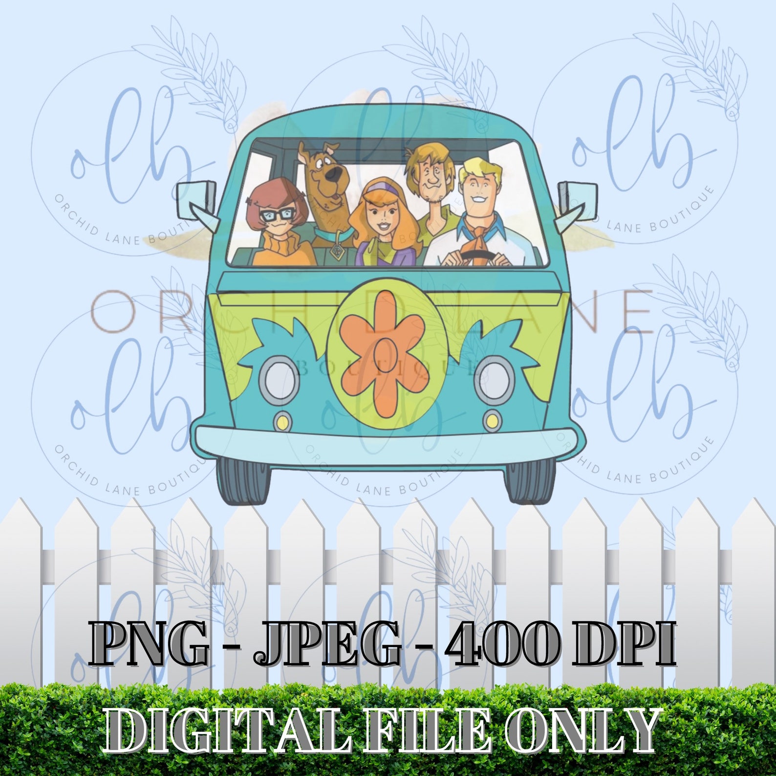 Mystery Machine PNG DIGITAL DESIGN | Etsy