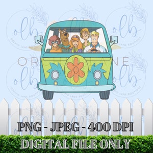 Mystery Machine PNG DIGITAL DESIGN - Etsy