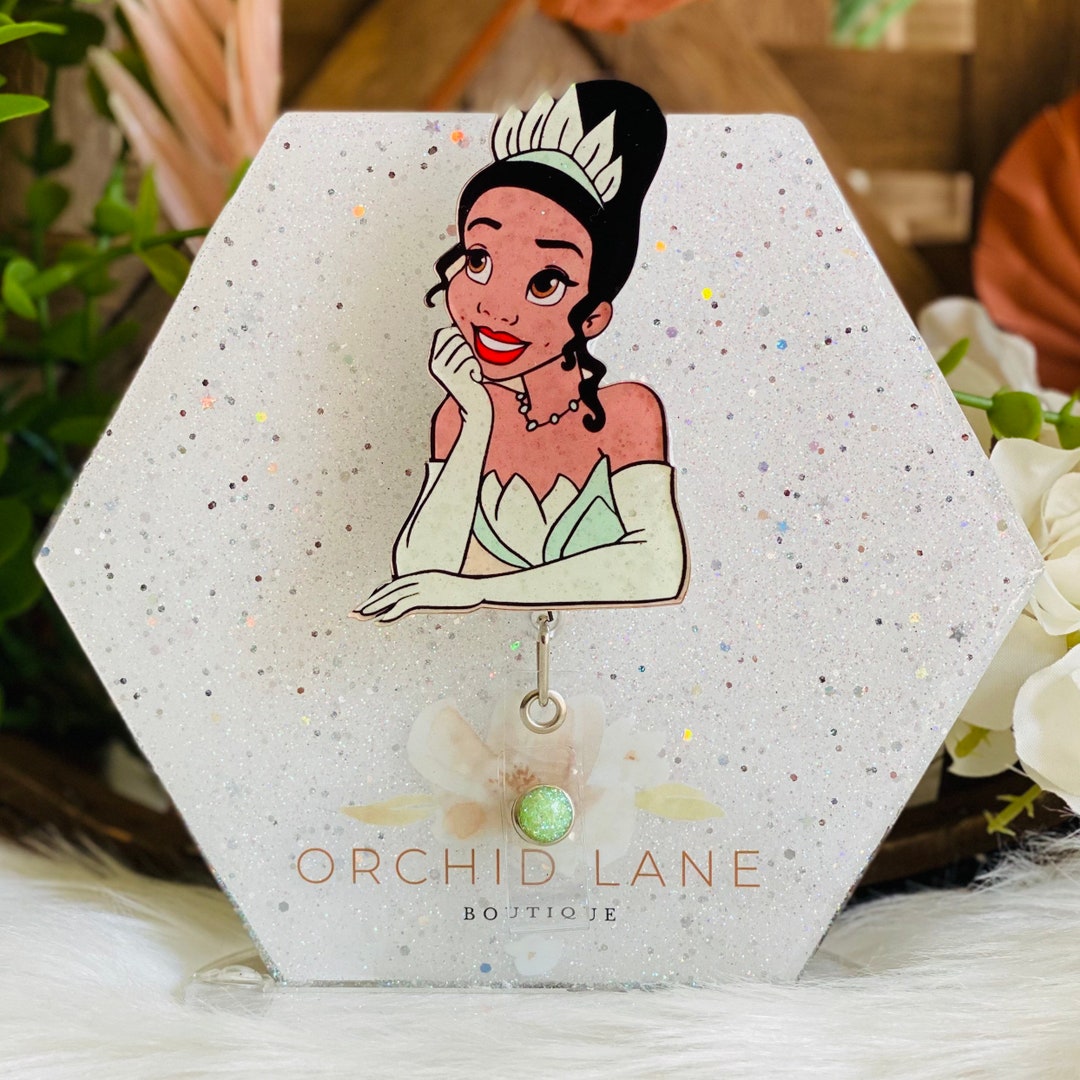 Princess Badge Reel | T•I•A•N•A Badge Reel | Princess Frog Lover Badge ...