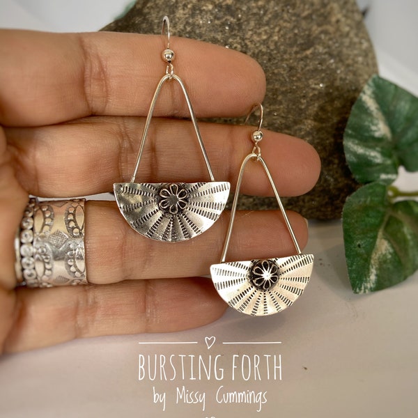 Stamped Earrings - Etsy