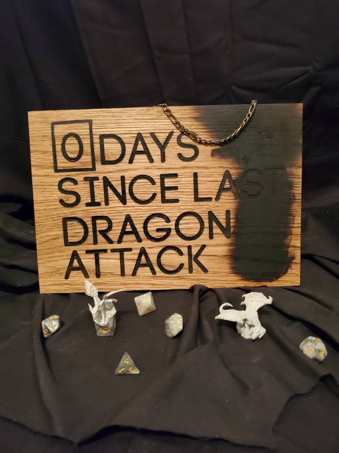 Wall Decor/ Dragon Sign/ Dragon Decor/ Funny Dragon Sign / Zero Days ...