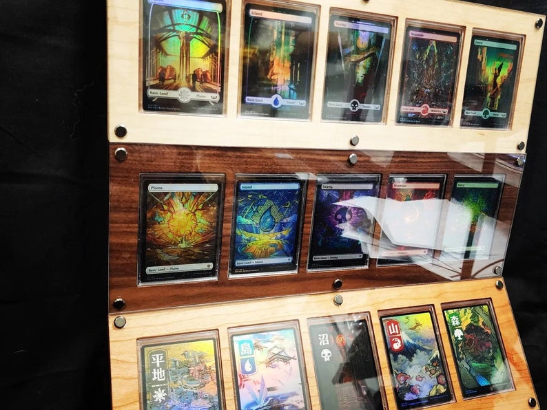 Card Art Display Case Land Display Case mtg Display Case - Etsy