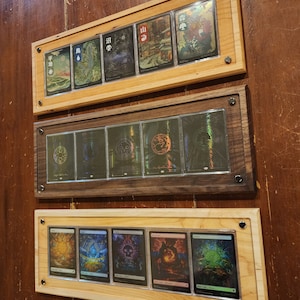 5-card Art Display Case: MTG Card Frame - Etsy