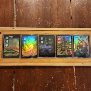 5-card Art Display Case: MTG Card Frame - Etsy