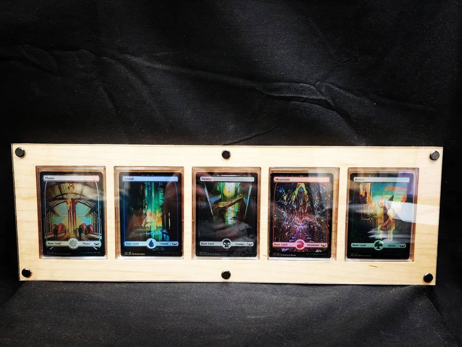 Card Art Display Case Land Display Case mtg Display Case - Etsy