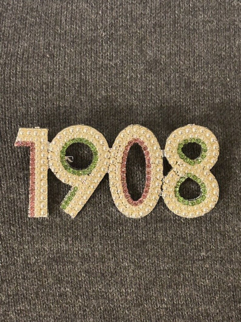 Alpha Kappa Alpha AKA 1908 Brooch/pin - Etsy