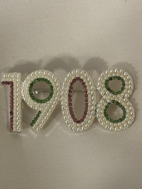 Alpha Kappa Alpha AKA 1908 Brooch/pin - Etsy