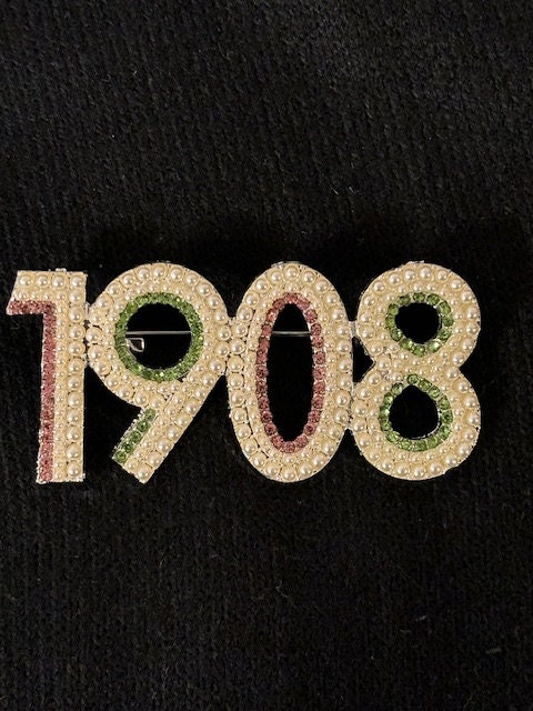 Alpha Kappa Alpha AKA 1908 Brooch/pin - Etsy