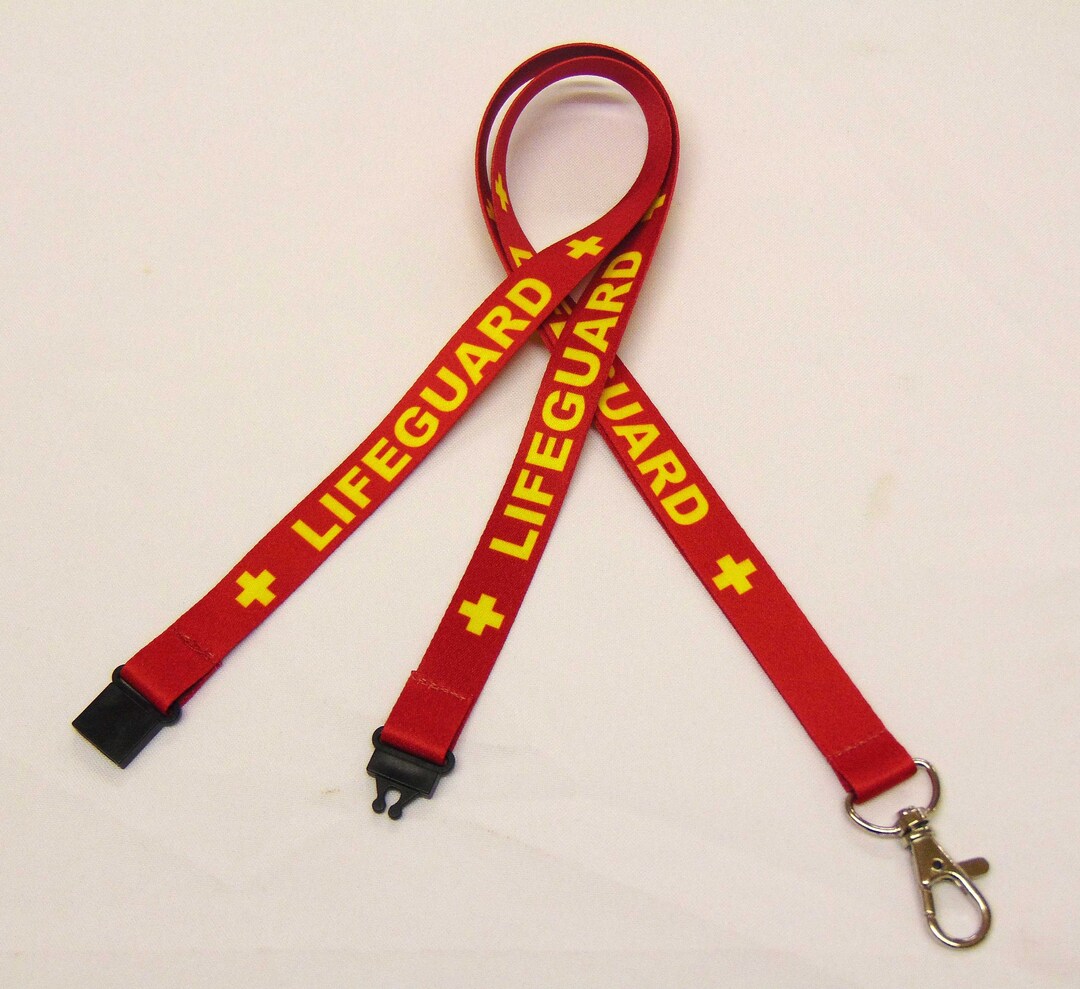 Lifeguard Printed Neck Strap Lanyard 15mm - Etsy UK