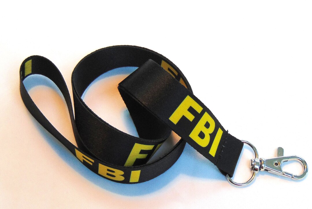 FBI Printed Neck Strap Lanyard 20mm - Etsy