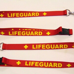 Lifeguard Printed Neck Strap Lanyard 15mm - Etsy UK