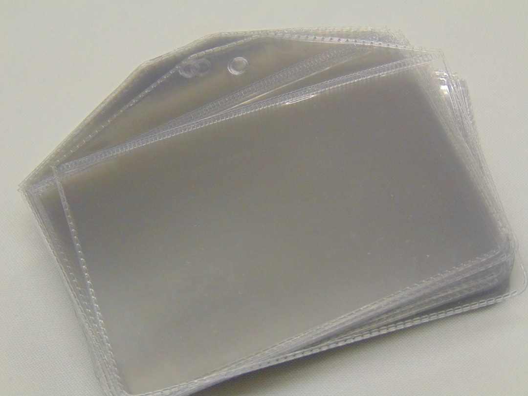 ID Pouch Clear Plastic (landscape) ID Holder - Etsy