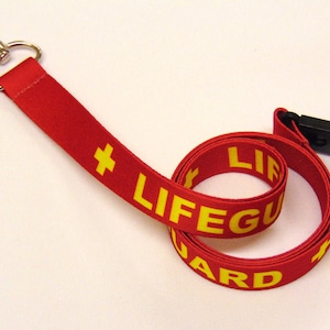 Lifeguard Printed Neck Strap Lanyard 15mm - Etsy UK